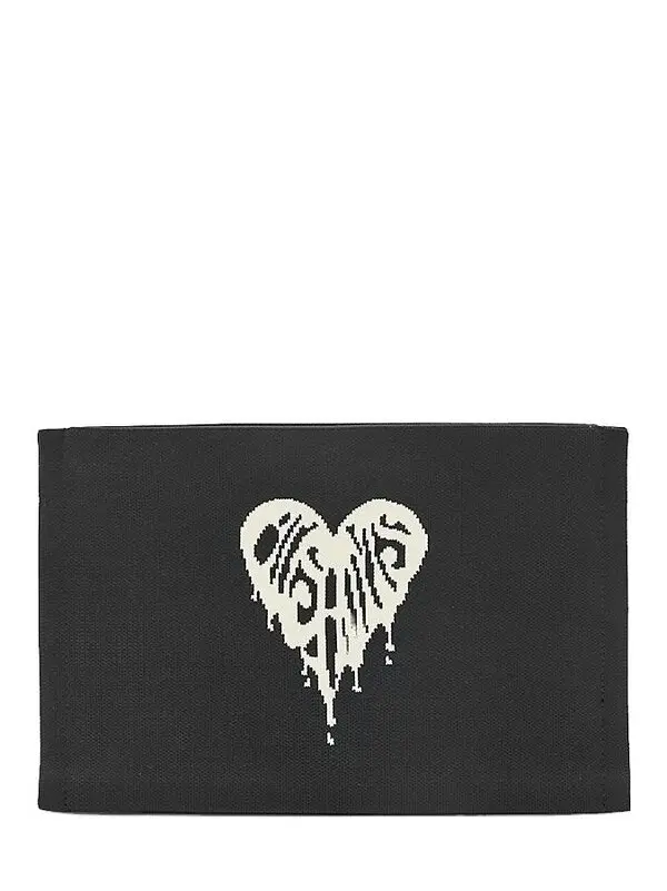 ALLSAINTS Izzy Heart Clutch - Black