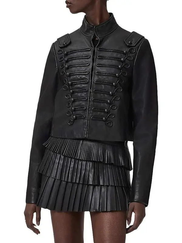 ALLSAINTS Rummy Leather Jacket - Black
