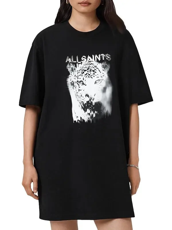 ALLSAINTS Static Tee Dress - Black