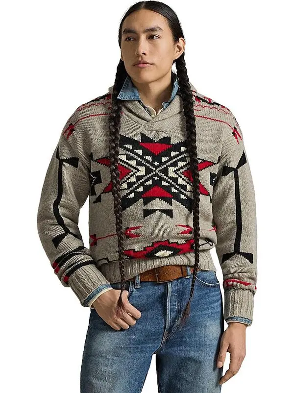 Polo Ralph Lauren X Topa Grey Sky Lodge Sweater - Grey Multi