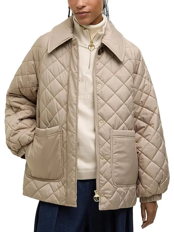 Barbour Laoise Quilted Jacket - Honey/ancient Poplar