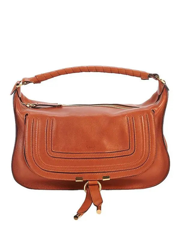 Chloé Marcie Medium Shoulder Bag - Clay Brown