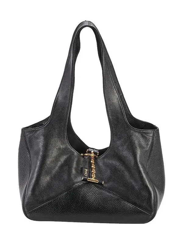 Chloé Balloon Leather Tote - Black