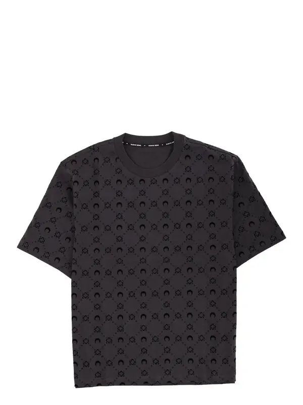 MARINE SERRE Printed T-shirt - Black