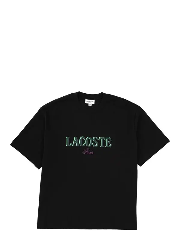 Lacoste T-shirt With Graphics - Black
