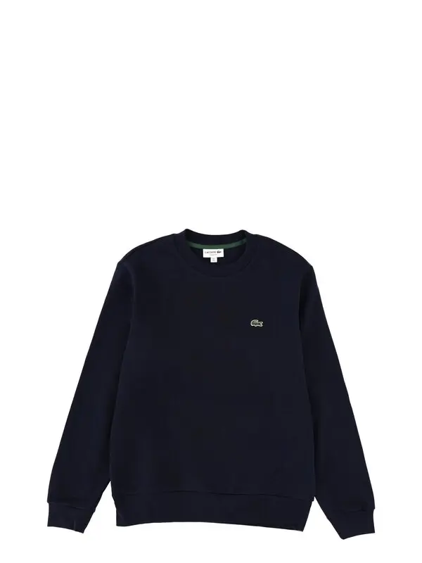 Lacoste Fleece Sweatshirt With Logo - Blue