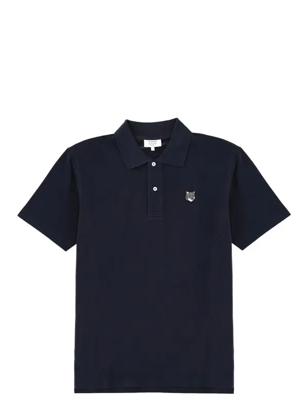 Maison Kitsuné Polo With Logo - Blue