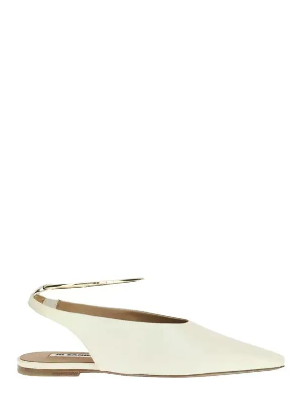 JIL SANDER Ring Ballet Flats - Neutrals