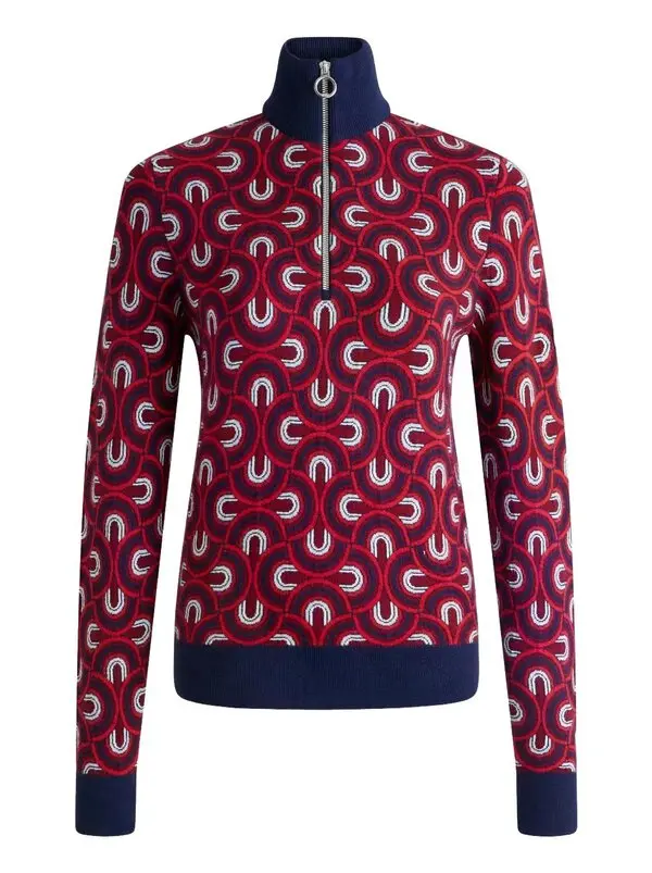 Fusalp Half-zip Sweater - Red