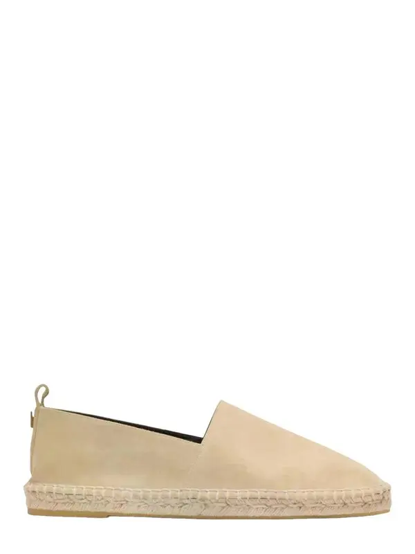 Balmain Suede Logo Espadrilles - Neutrals