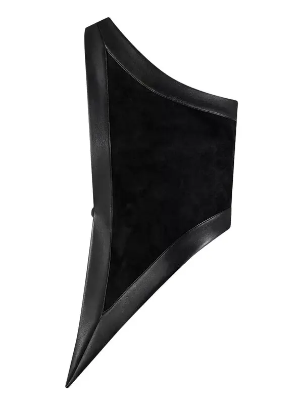 Manière De Voir Asymmetric Backless Top - Black