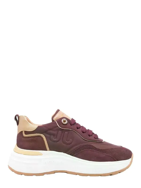 JANET & JANET 50mm Logo-detail Sneakers - Red