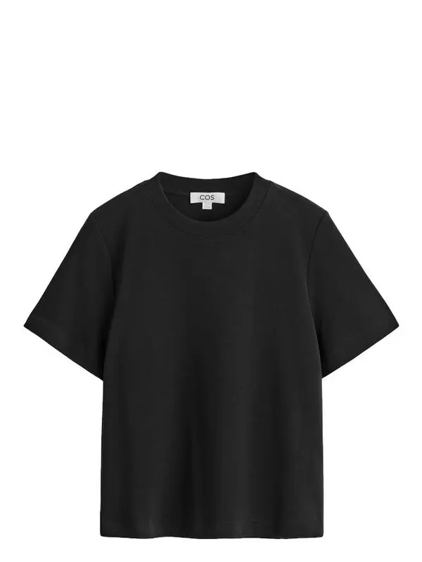 Cos Clean Cut T-shirt - Black