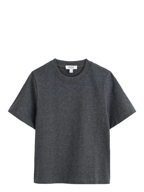 Cos Clean Cut T-shirt - Dark Grey