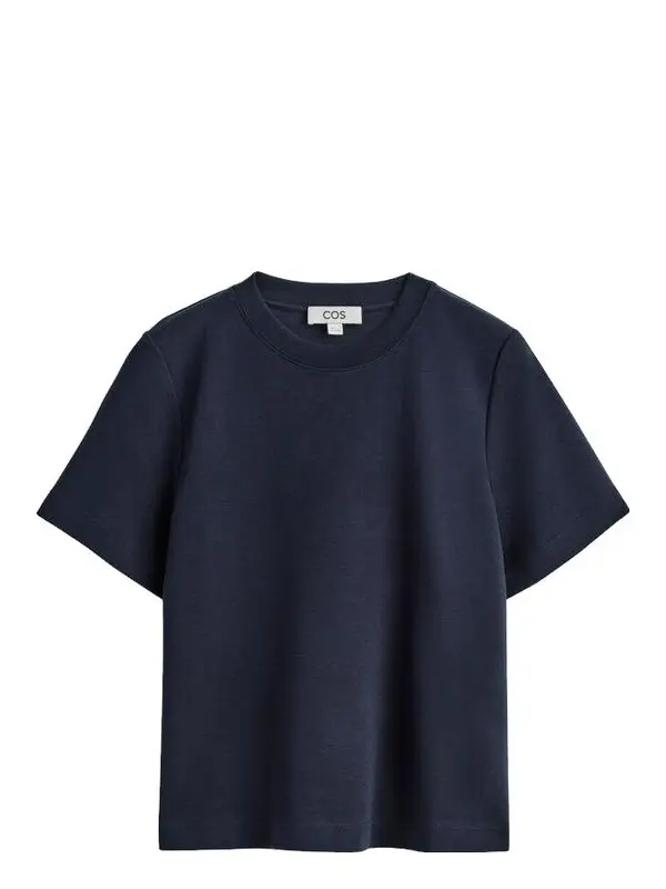 Cos Clean Cut T-shirt - Navy