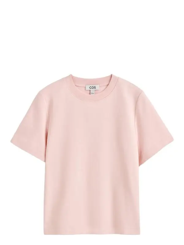 Cos Clean Cut T-shirt - Pink