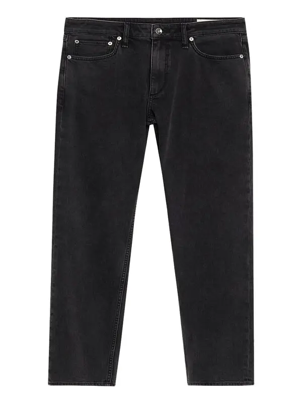 Rag & Bone Fit 3 Authentic Stretch Tapered-fit Jeans - Fdblk