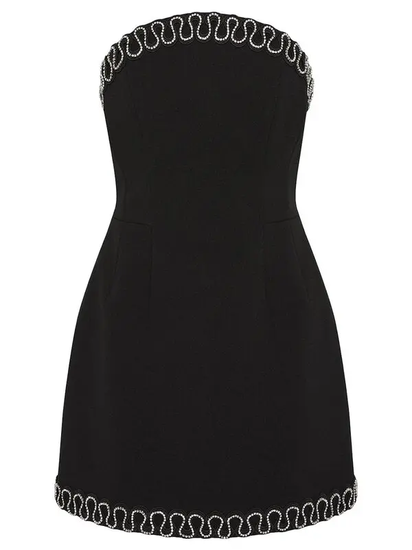 Rebecca Vallance Nyx Strapless Mini Dress - Black