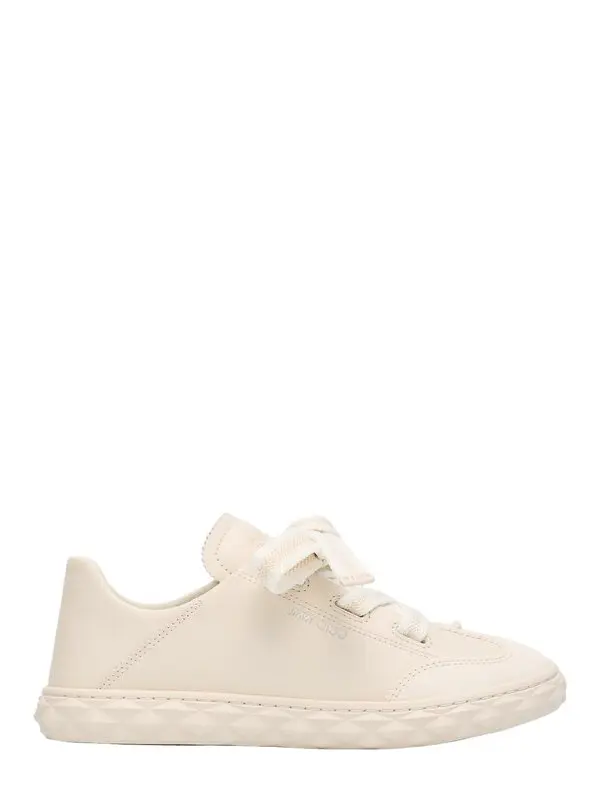 JIMMY CHOO Diamond Flex Lightweight Leather Trainers - V Latte