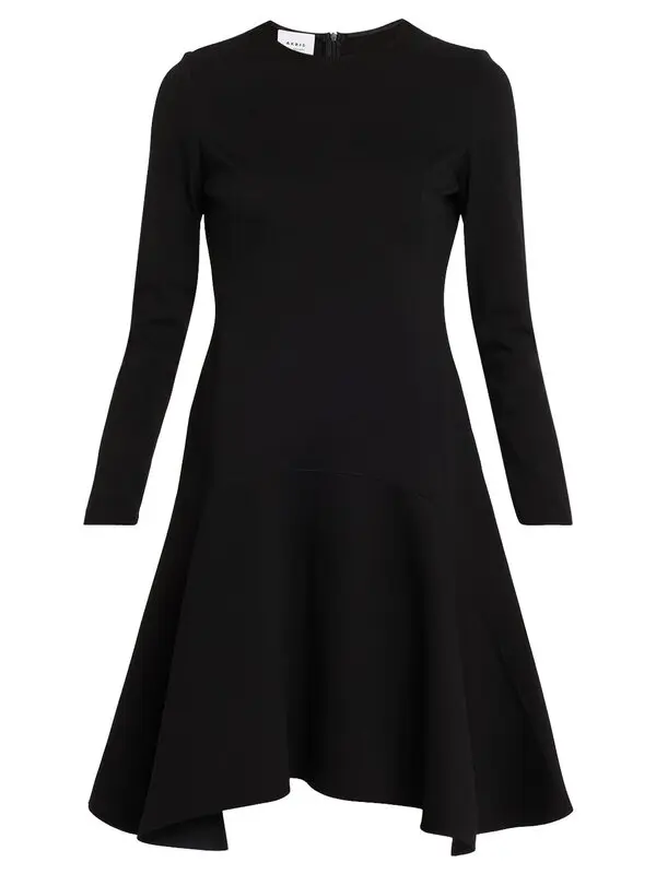 Akris Long-sleeve Jersey Dress - Black