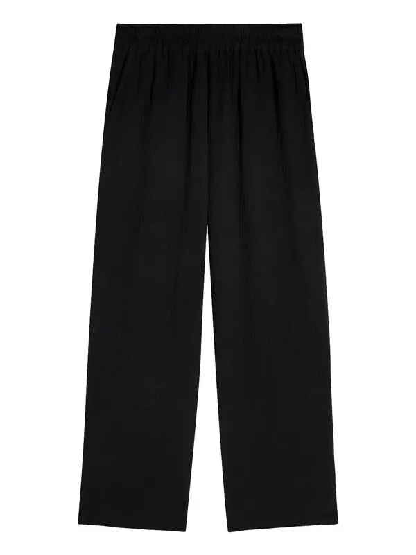 Rails Leon Crop Gauze Trousers - Black