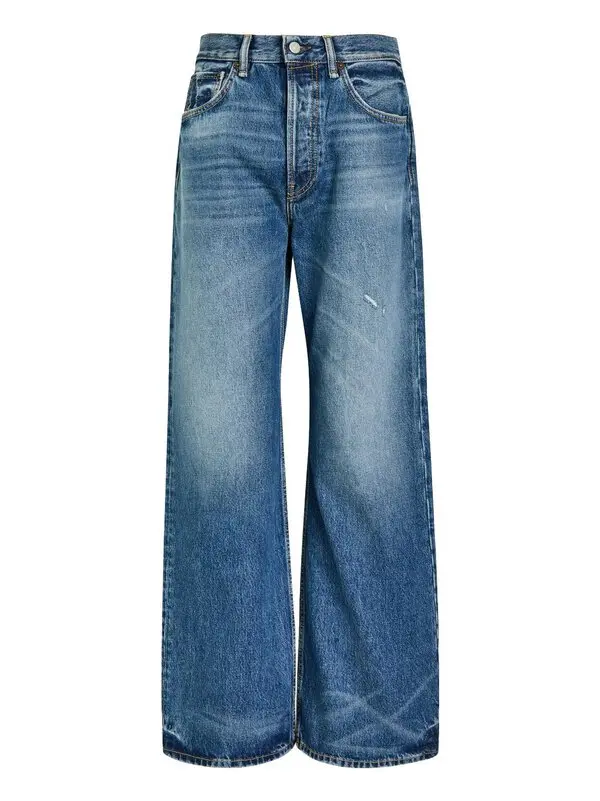 Acne Studios High-rise Straight-leg Jeans - Blue