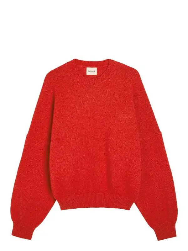 Khaite Margaux Cashmere Jumper - Orange