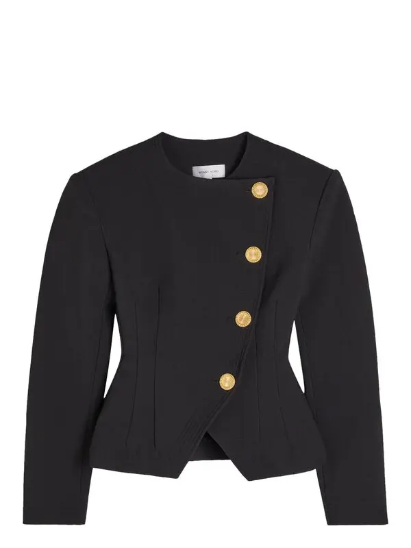Ronny Kobo Finley Crepe Jacket - Black