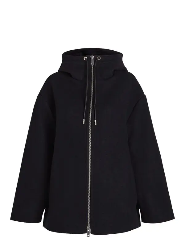 Studio Nicholson Etna Hooded Wool-cashmere Jacket - Navy