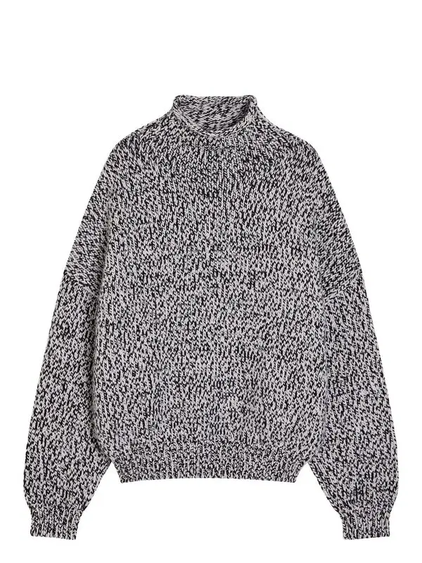 Khaite Leon Patterned Cashmere Jumper - Black