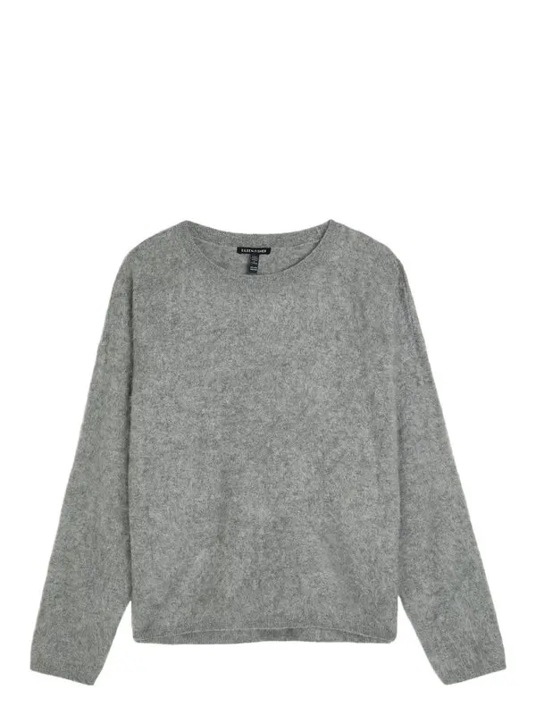 Eileen Fisher Brushed Cashmere Jumper - Grey