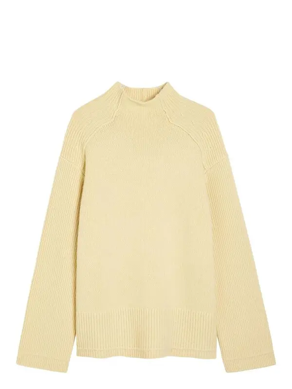 Maria Mcmanus Merino Wool And Cashmere-blend Jumper - Yellow
