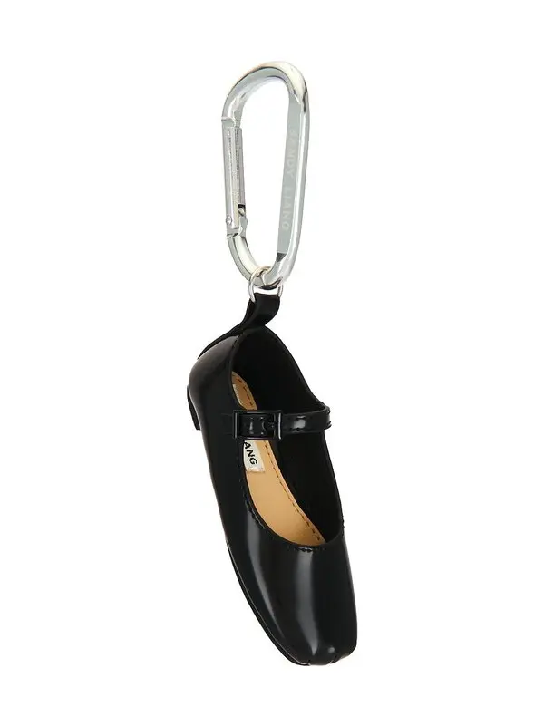 Sandy Liang Mary Jane Pointe Bag Charm - Black