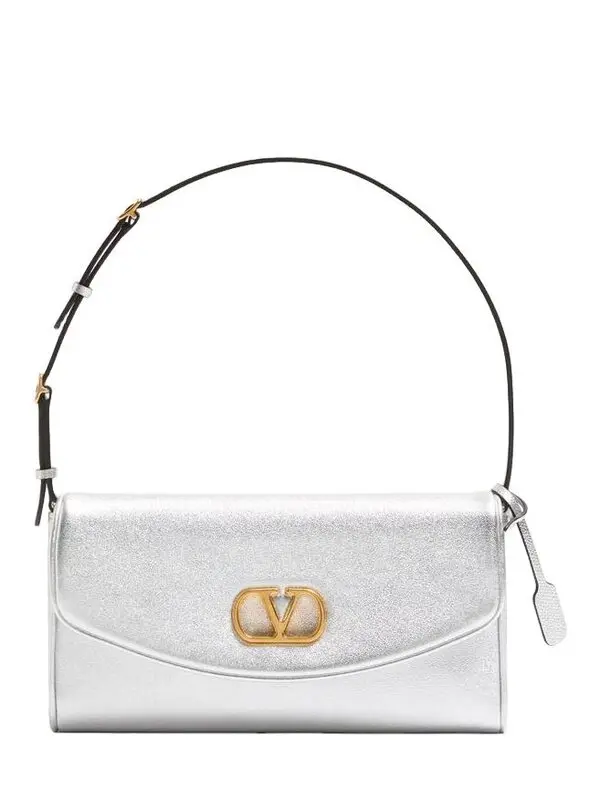 Valentino Garavani Devain Small Shoulder Bag - Silver