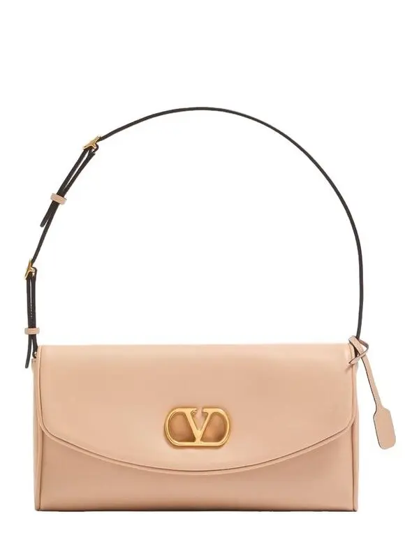 Valentino Garavani Small Nappa Shoulder Bag - Rose Sand
