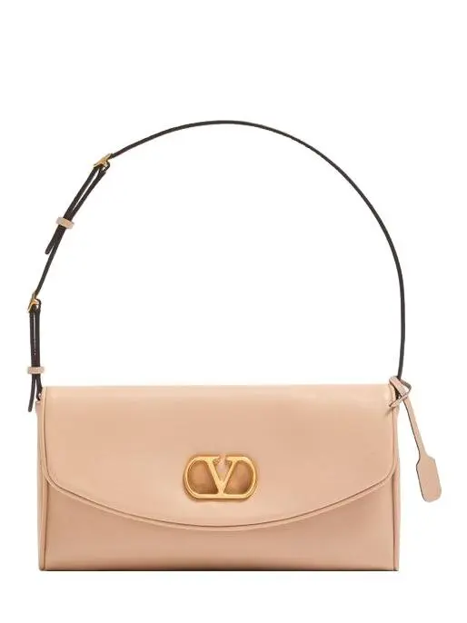 Valentino Garavani Small Nappa Shoulder Bag - Rose Sand