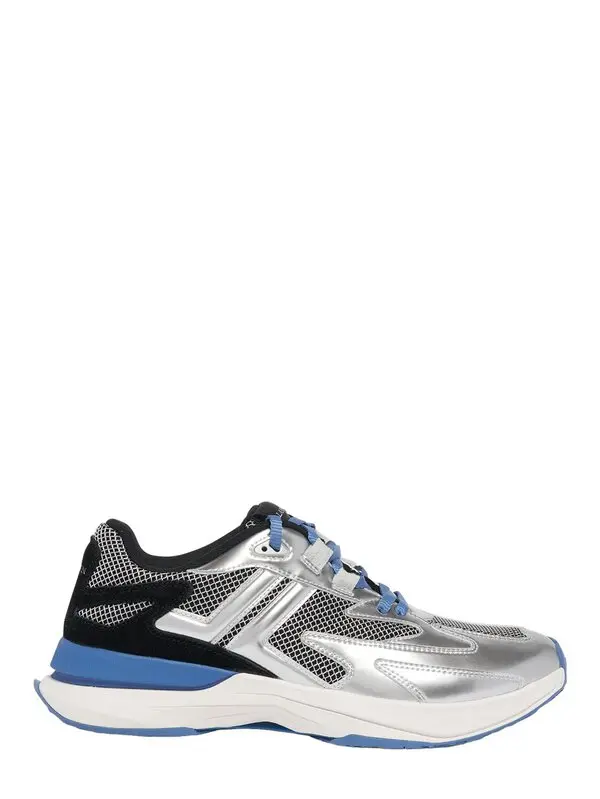 LANVIN Jla Mesh & Leather Low-top Runner Sneakers - Open Grey
