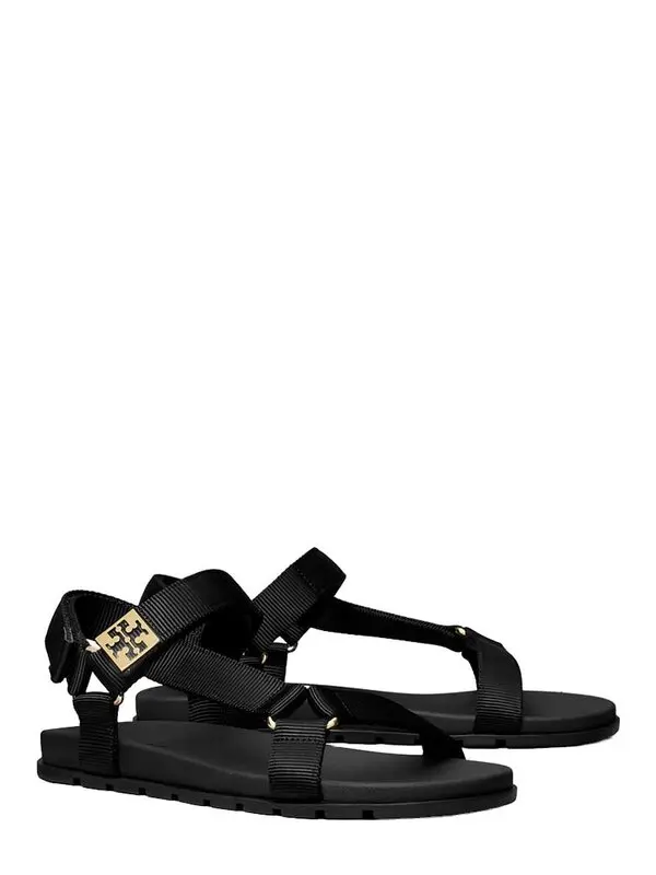 Tory Burch Mellow Trail Sandal - Perfect Black/gold