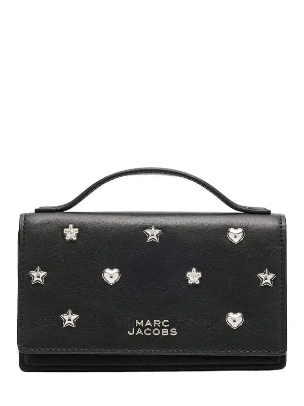 Marc Jacobs The Icon Stud Glam Mirror Crossbody Bag - Black Mult