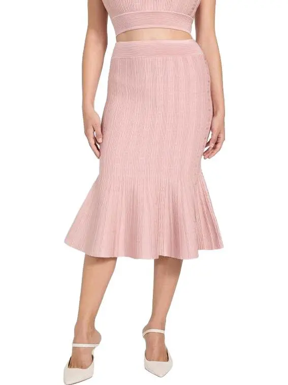 Guess Mermaid Midi Skirt - Light Pink
