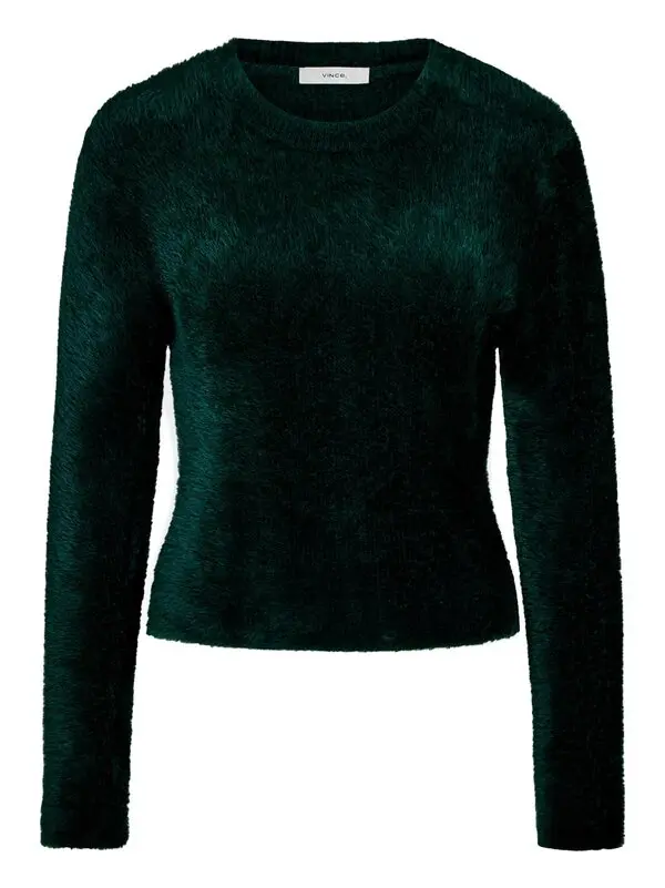 Vince Eyelash Crewneck Sweater - Juniper