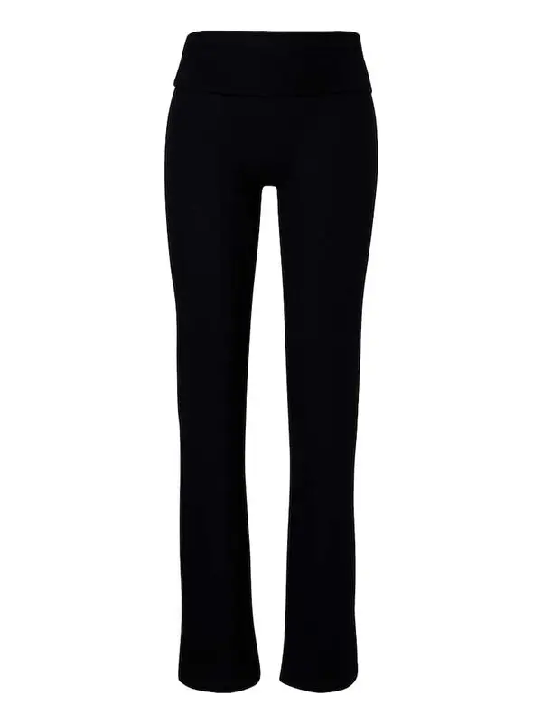 LESET Lauren High-rise Straight Trousers - Black