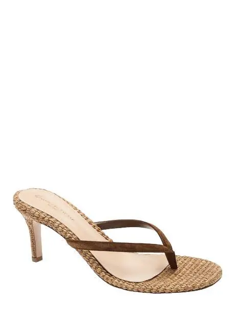 GIANVITO ROSSI Calypso Thong Sandal - Texas Tan
