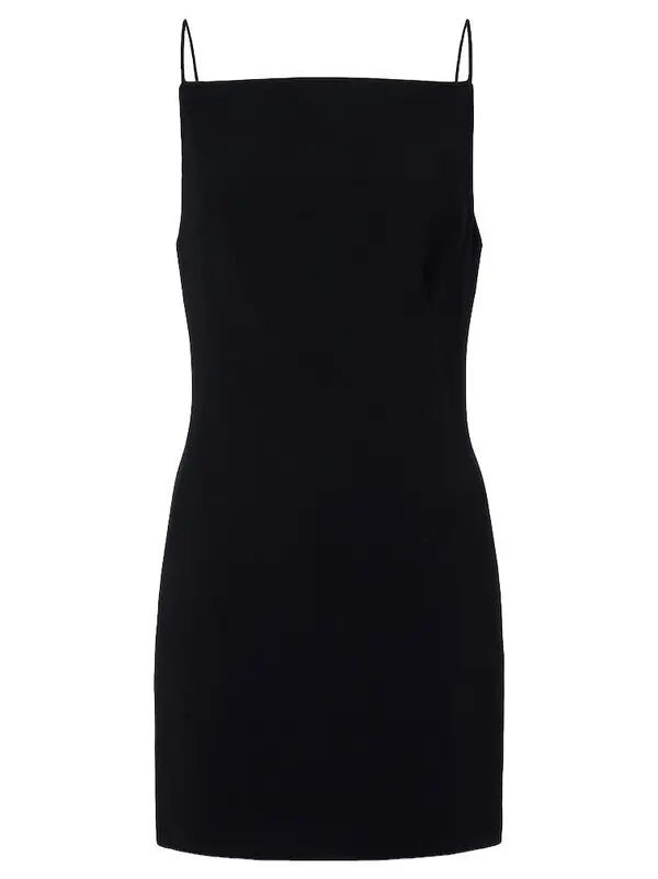 Givenchy Belted Cady Minidress - Black