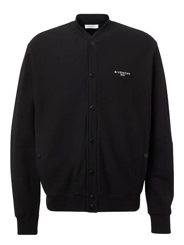 Givenchy Logo Cotton Jacket - Black