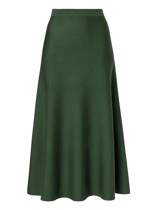 Gabriela Hearst Freddie Midi Skirt - Green