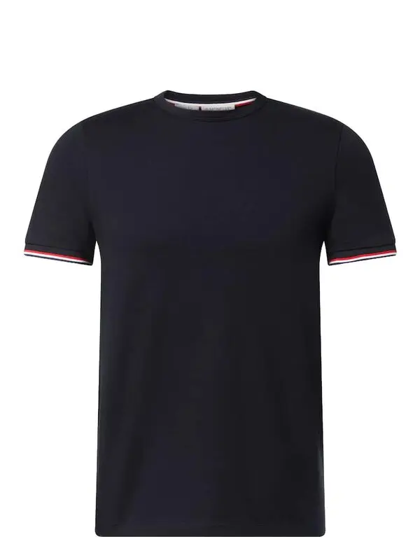 Moncler Cotton Jersey T-shirt - Blue