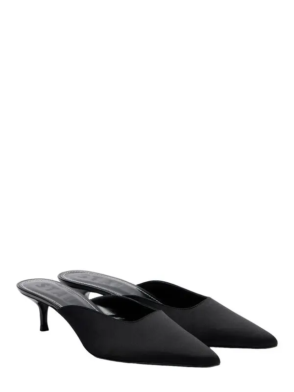 Staud Sebastian Pointed Toe Mules - Black