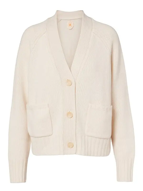 Jardin Des Orangers Cashmere And Wool Cardigan - White