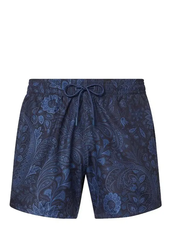 Etro Paisley Swim Trunks - Blue
